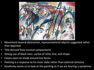 Modernist Art Movement 1900