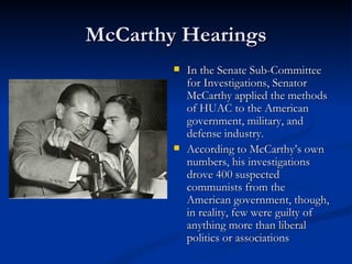 Chapter31 theredscaremccarthyism | PPT