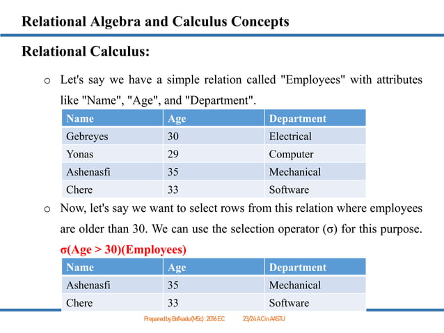 Database Management System Chapter Three Ppt