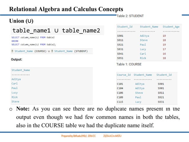 Database Management System Chapter Three Ppt