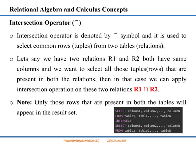 Database Management System Chapter Three Ppt
