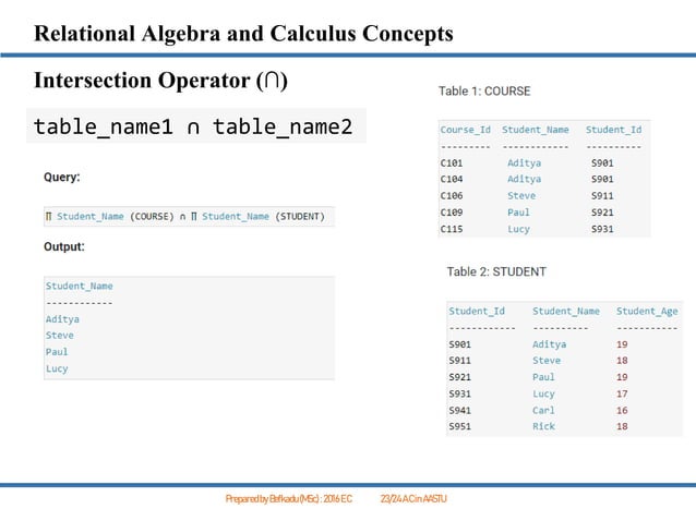 Database Management System Chapter Three Ppt