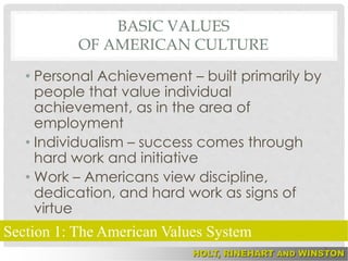 Chapter 3-American Values | PPTX