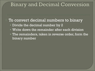 binary number system | PPT