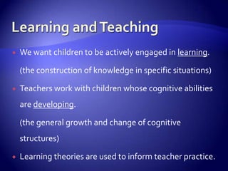 Chapter 3 2 learning theories | PPTX