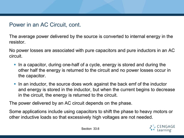 Introduction to Alternating Currents AC Circuits | PPT