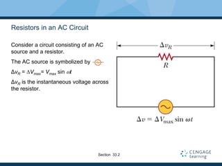 Introduction to Alternating Currents AC Circuits | PPT