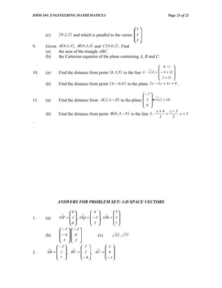 Chapter 3( 3 d space vectors) | DOC