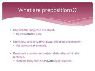 Chapter33 prepositions | PPTX