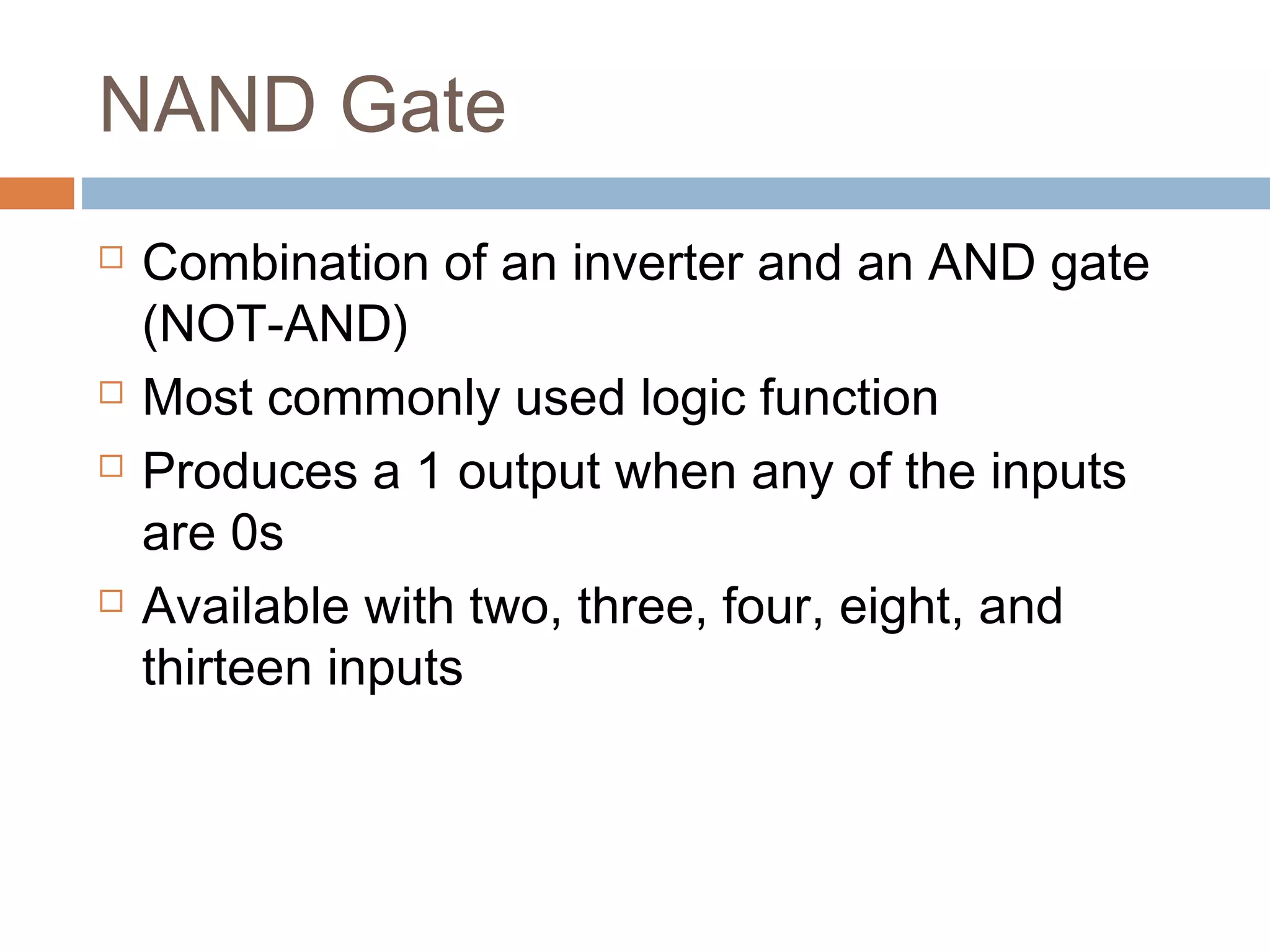 basic logic gates | PPT