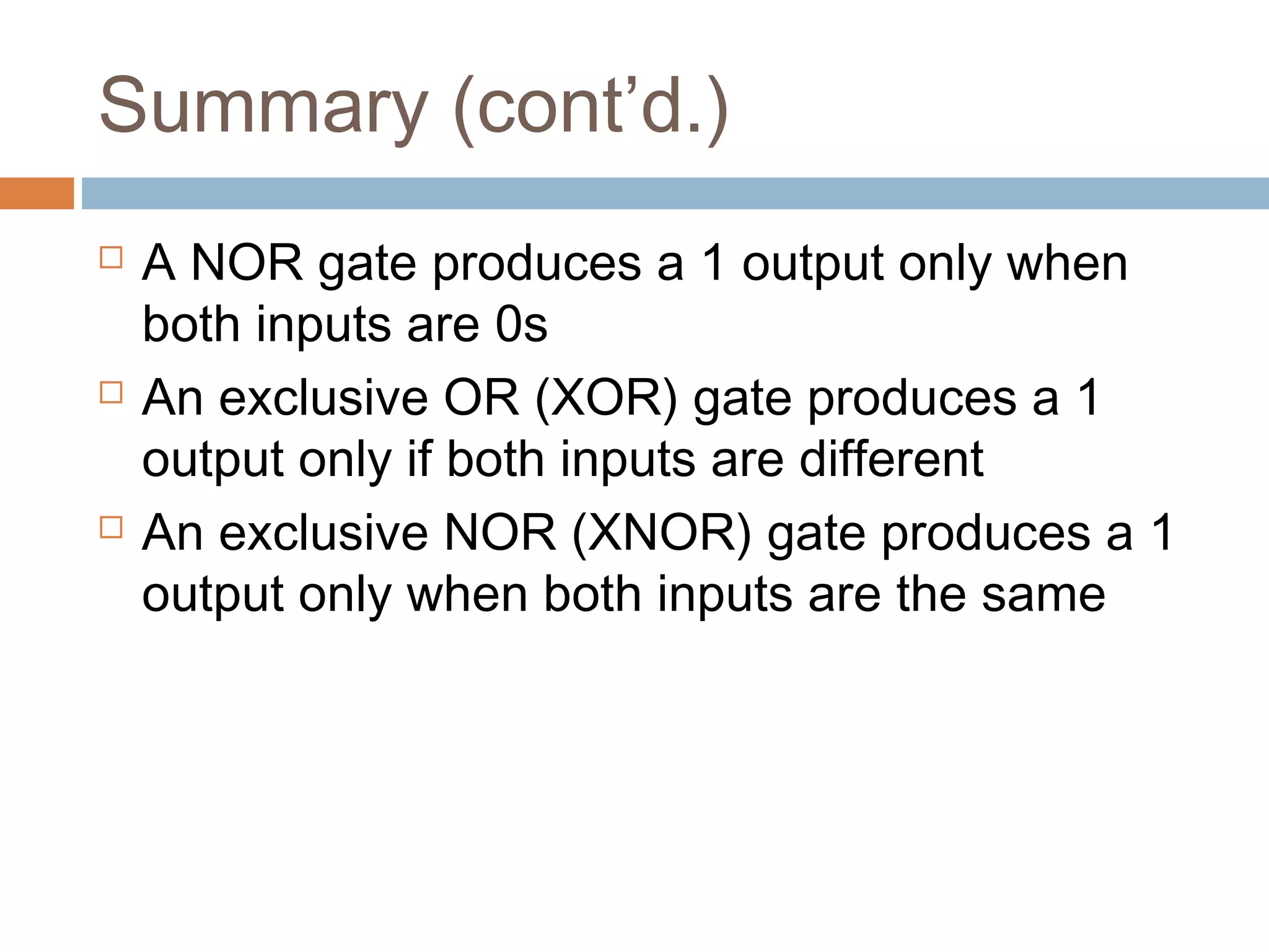 basic logic gates | PPT
