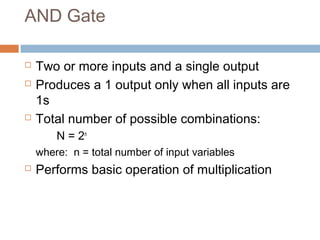 basic logic gates | PPT