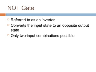 basic logic gates | PPT