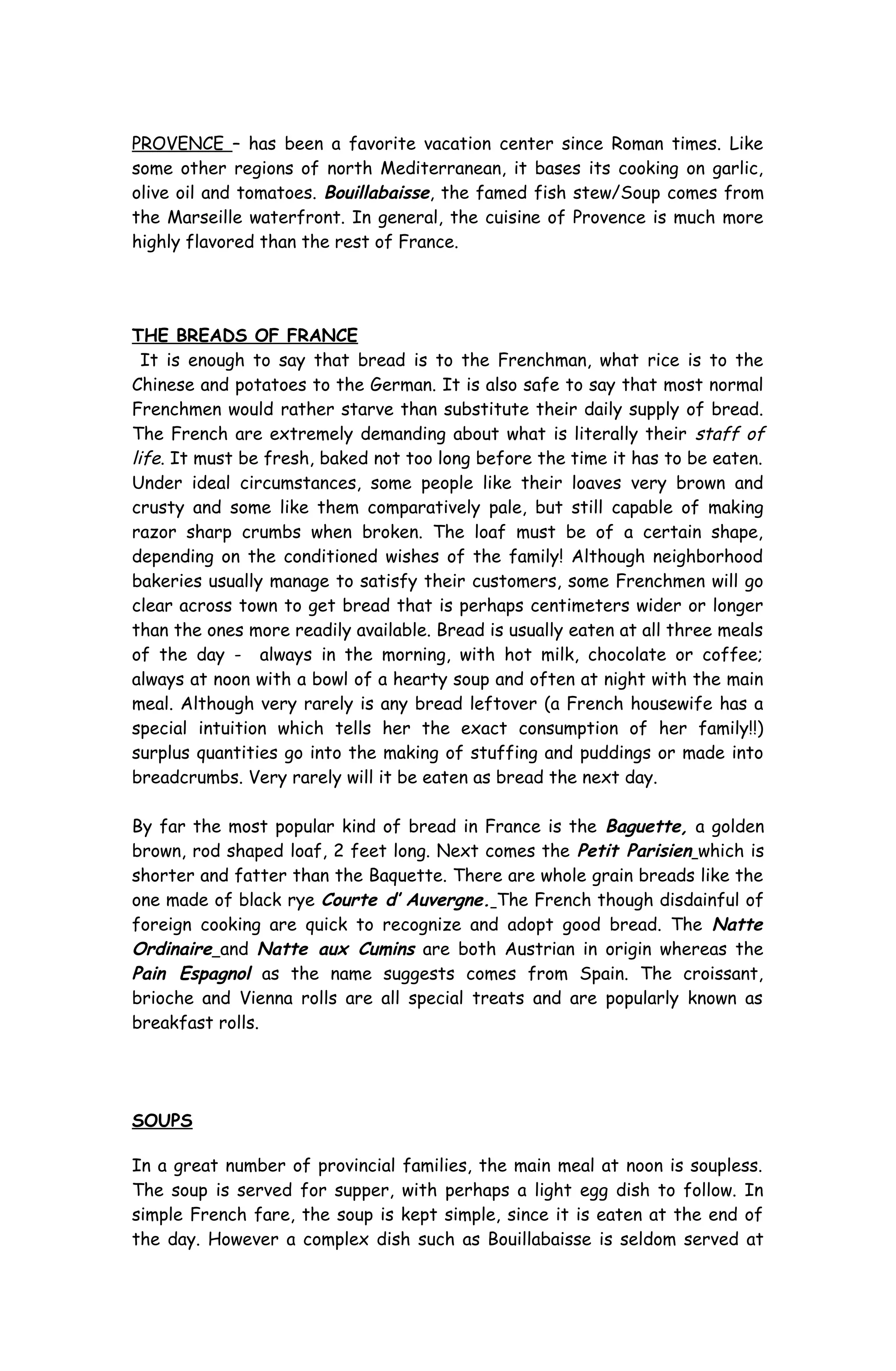 Chapter 33 the cooking of provencial france | DOC