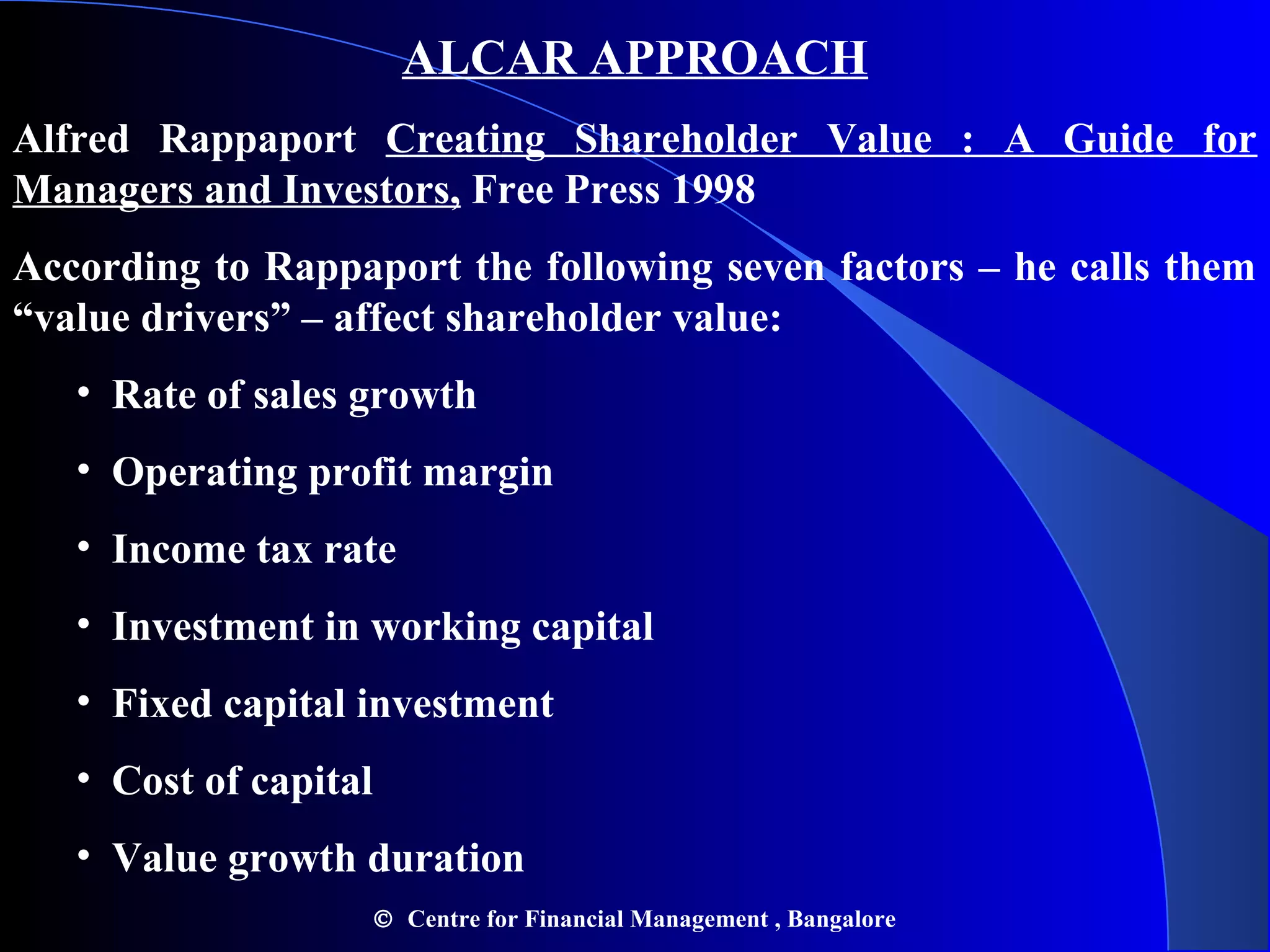 Chapter33 valuebasedmanagement | PPS