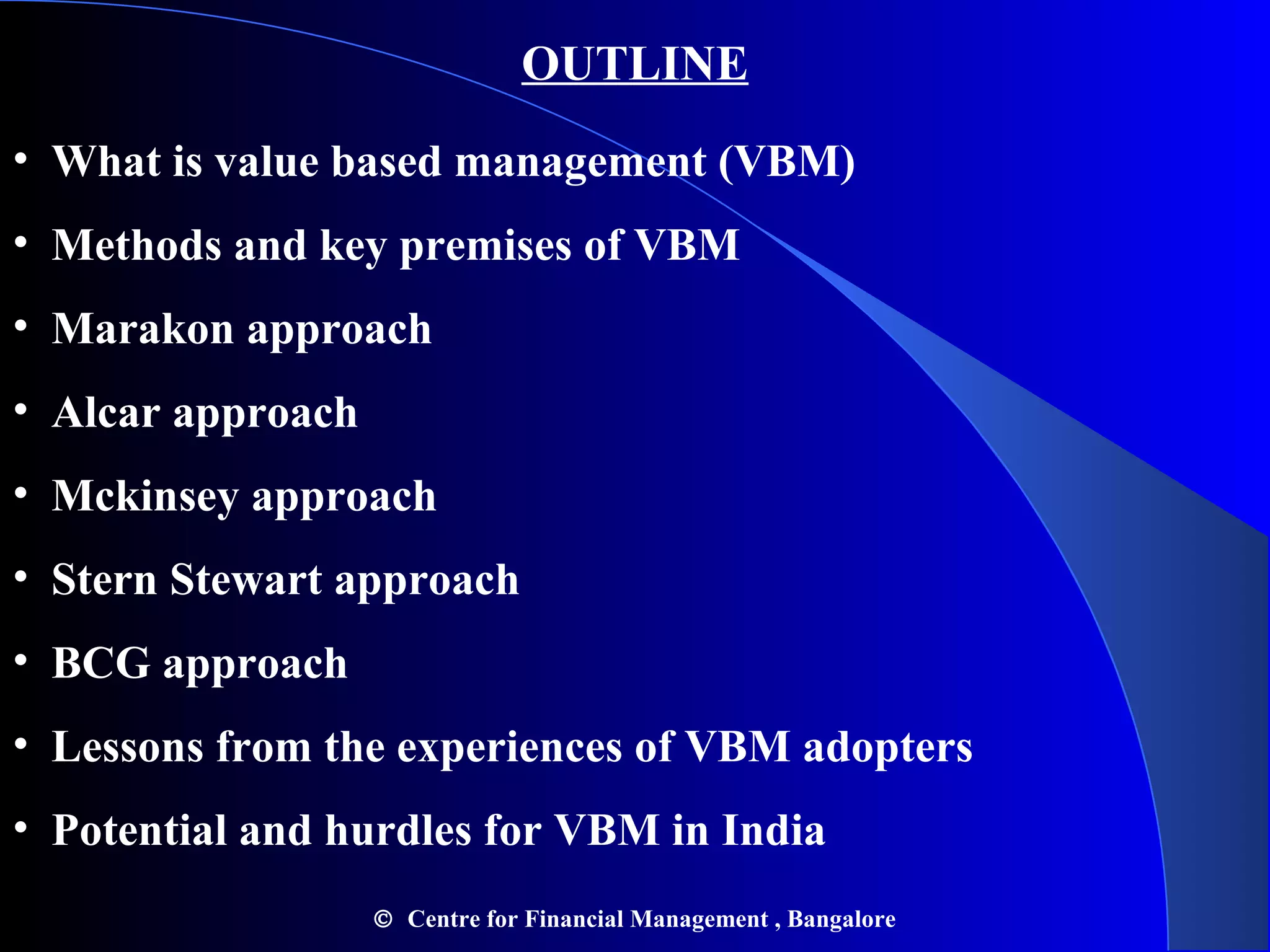 Chapter33 valuebasedmanagement | PPS