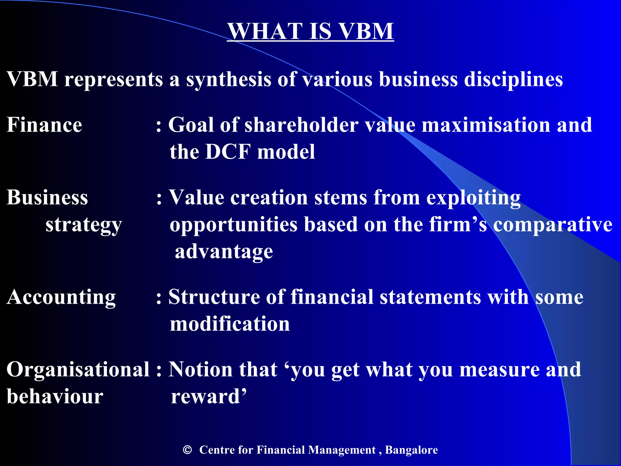 Chapter33 valuebasedmanagement | PPS