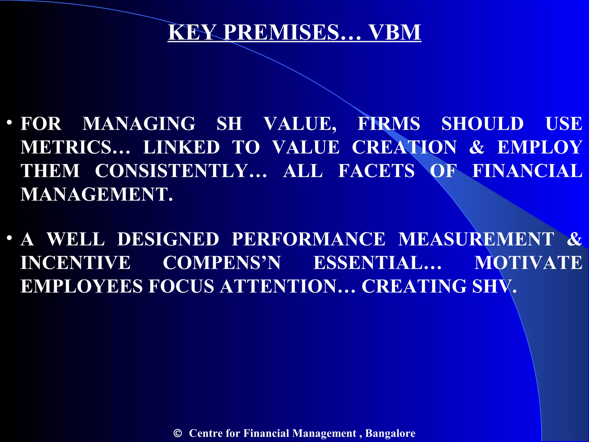 Chapter33 valuebasedmanagement | PPS