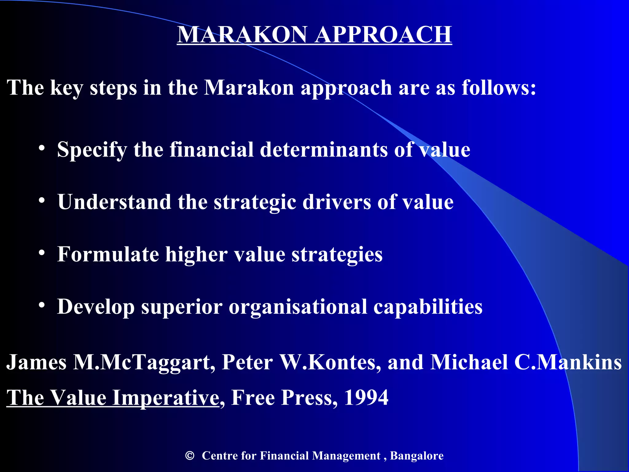 Chapter33 valuebasedmanagement | PPS