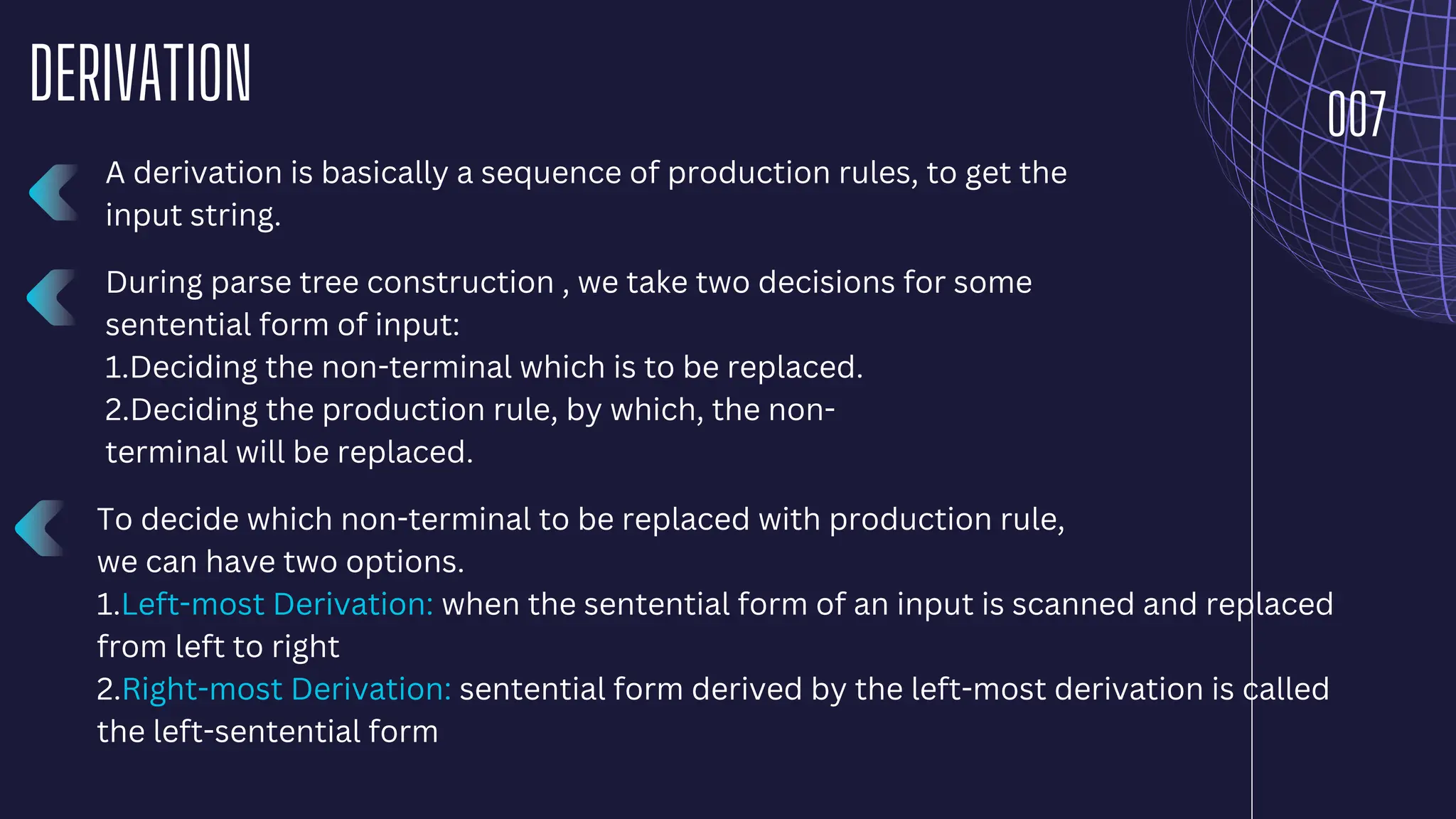 compiler design course focus of chapter 3 and 4 part | PPT