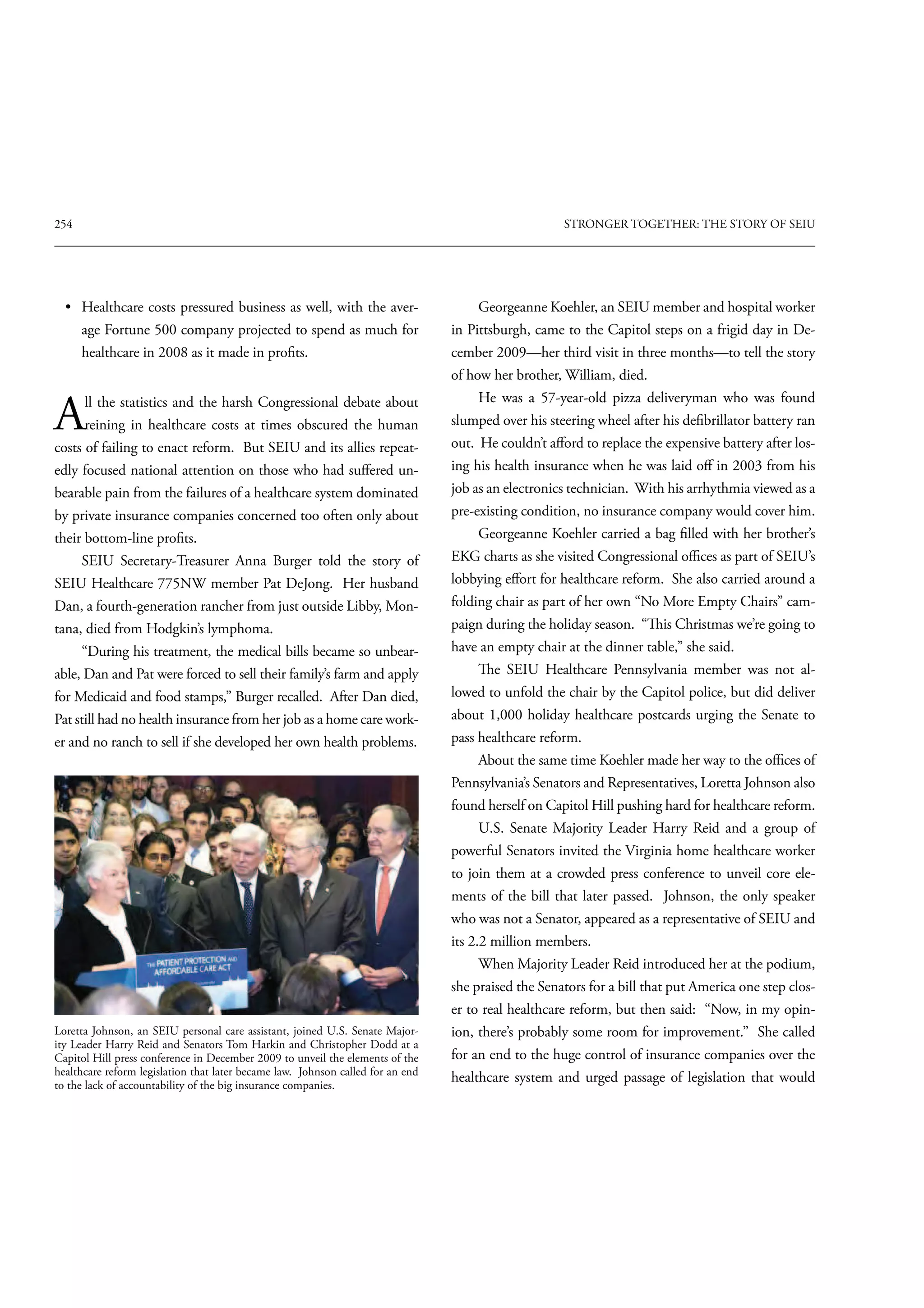 Chapter 34 seiu helps pass historic healthcare reform - SEIU contribue ...