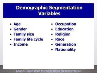 Chapter 3, 4 and 5 - Segmentation, Targeting and Positioning.pptx