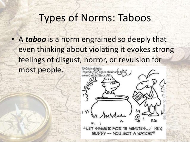 Taboos Examples
