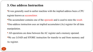 Chapter 3 Assembly level machine organization Assembly level machine organization | PPTX