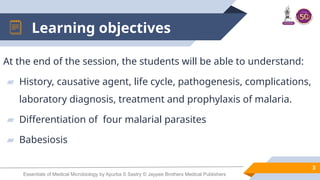 chapter 35 - Malaria and Babesiosis.pptx