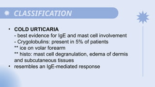 CHAPTER 352- URTICARIA HARRISONS SUMMARY | PPTX