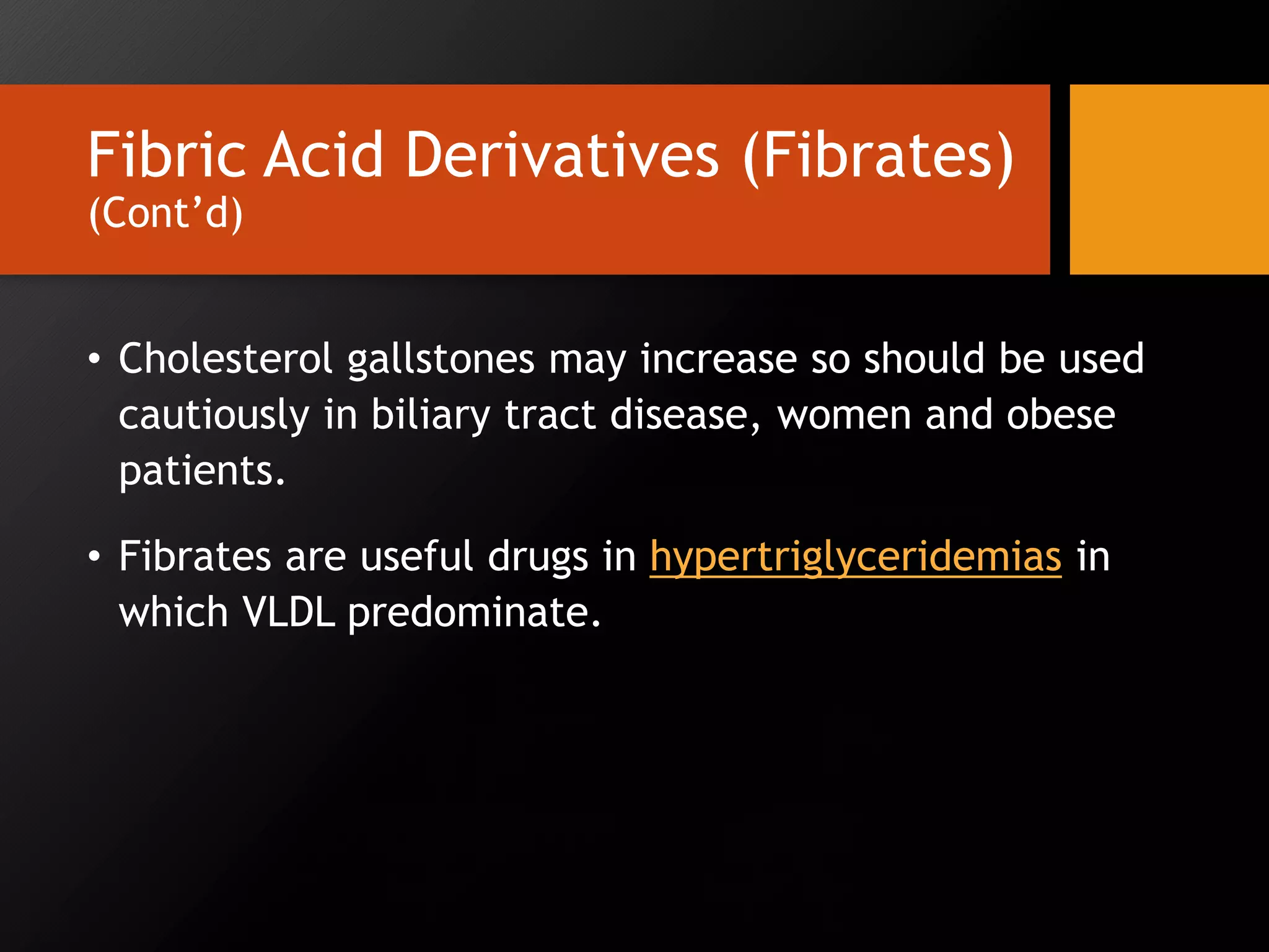 Drugs used in dyslipidemia | PPTX