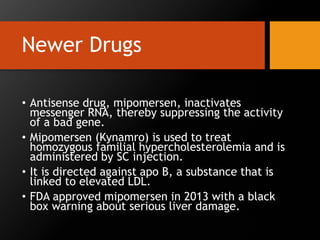 Drugs used in dyslipidemia | PPTX