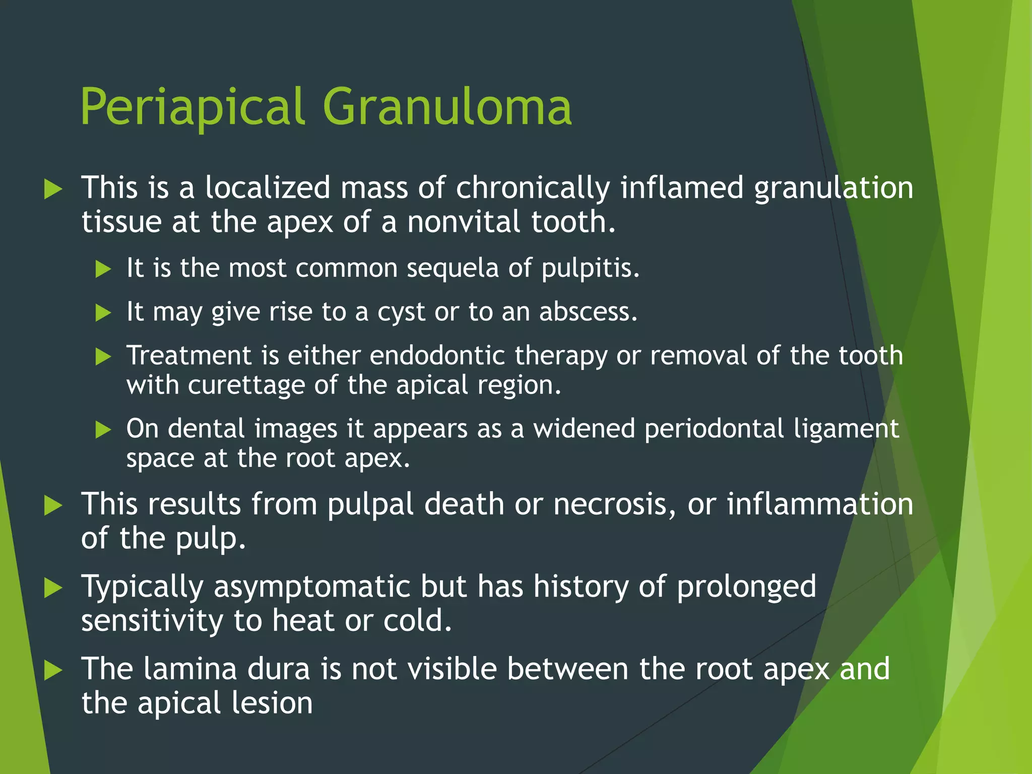 Chapter 35: Interpretation of Trauma, Pulpal Lesions, and Periapical ...