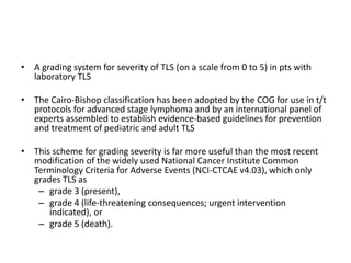 Chapter 35 tumor lysis syndrome | PPTX