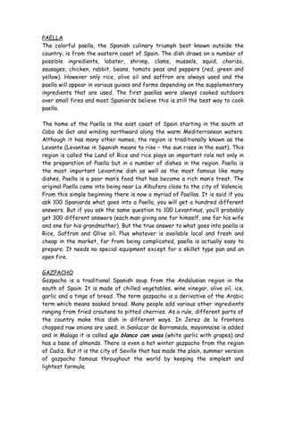 Chapter 36 the cooking of spain and portugal | PDF