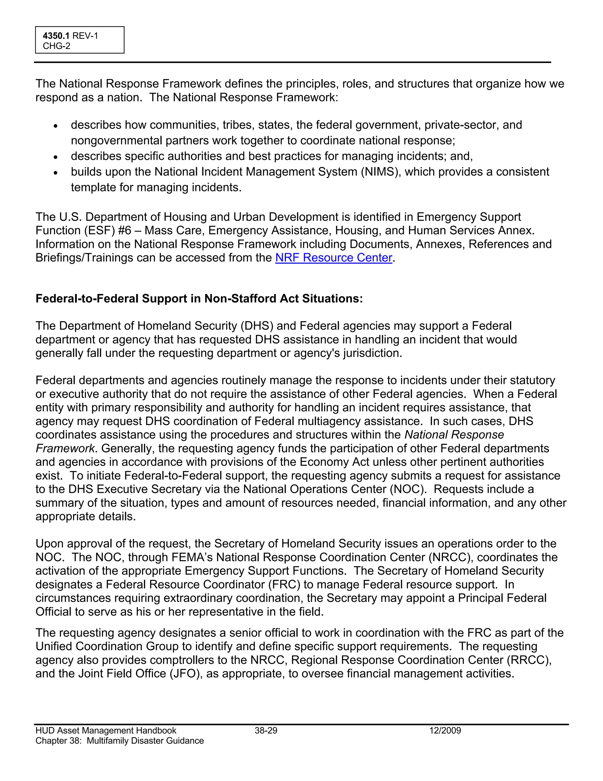 Chapter 38: Multifamily Emergency/Disaster Guidance | PDF