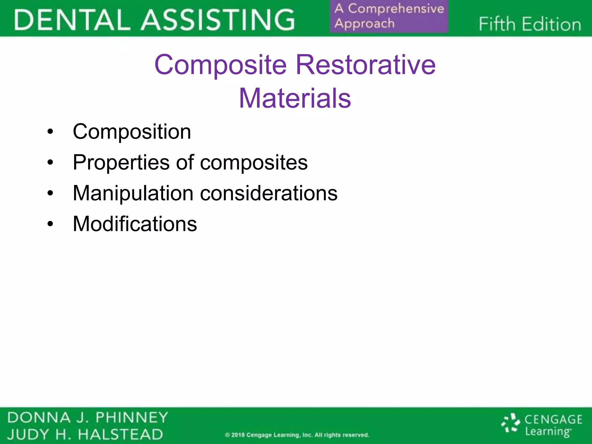 Restorative materials, Matrix and Wedge | PPTX