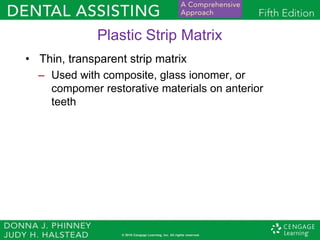 Restorative materials, Matrix and Wedge | PPTX