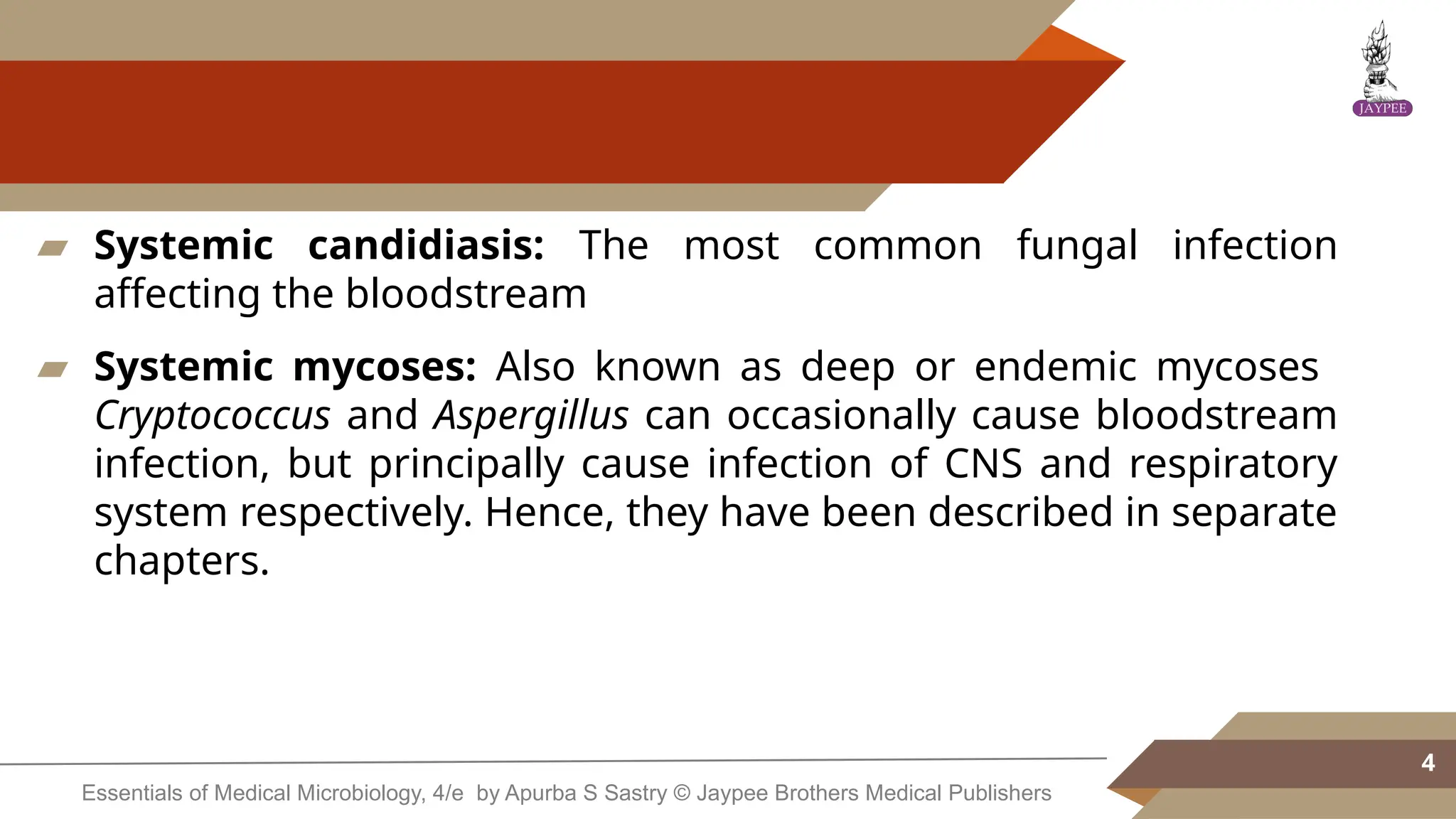 chapter 38 - Systemic candidiasis and Systemic Mycoses.pptx