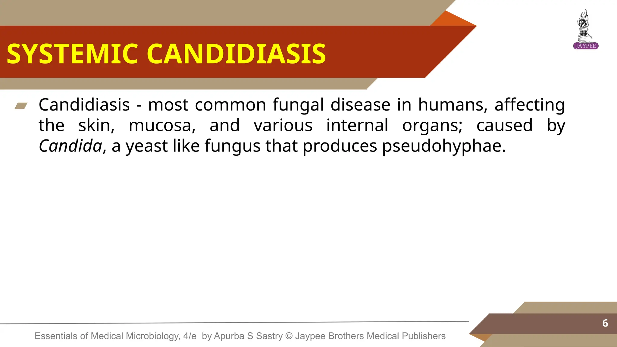 chapter 38 - Systemic candidiasis and Systemic Mycoses.pptx