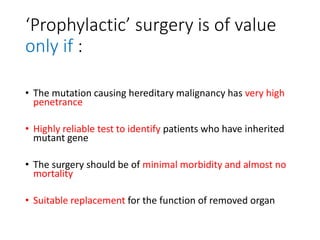 Chapter 38 role of surgery in cancer prevention | PPTX