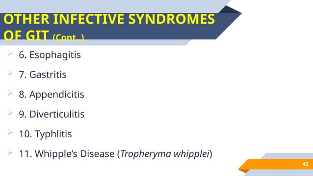 chapter 39 - GI infections.pptx for mbbs | PPT