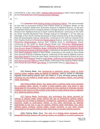 Chapter 39 revisions_2019 Parking Downtown | PDF