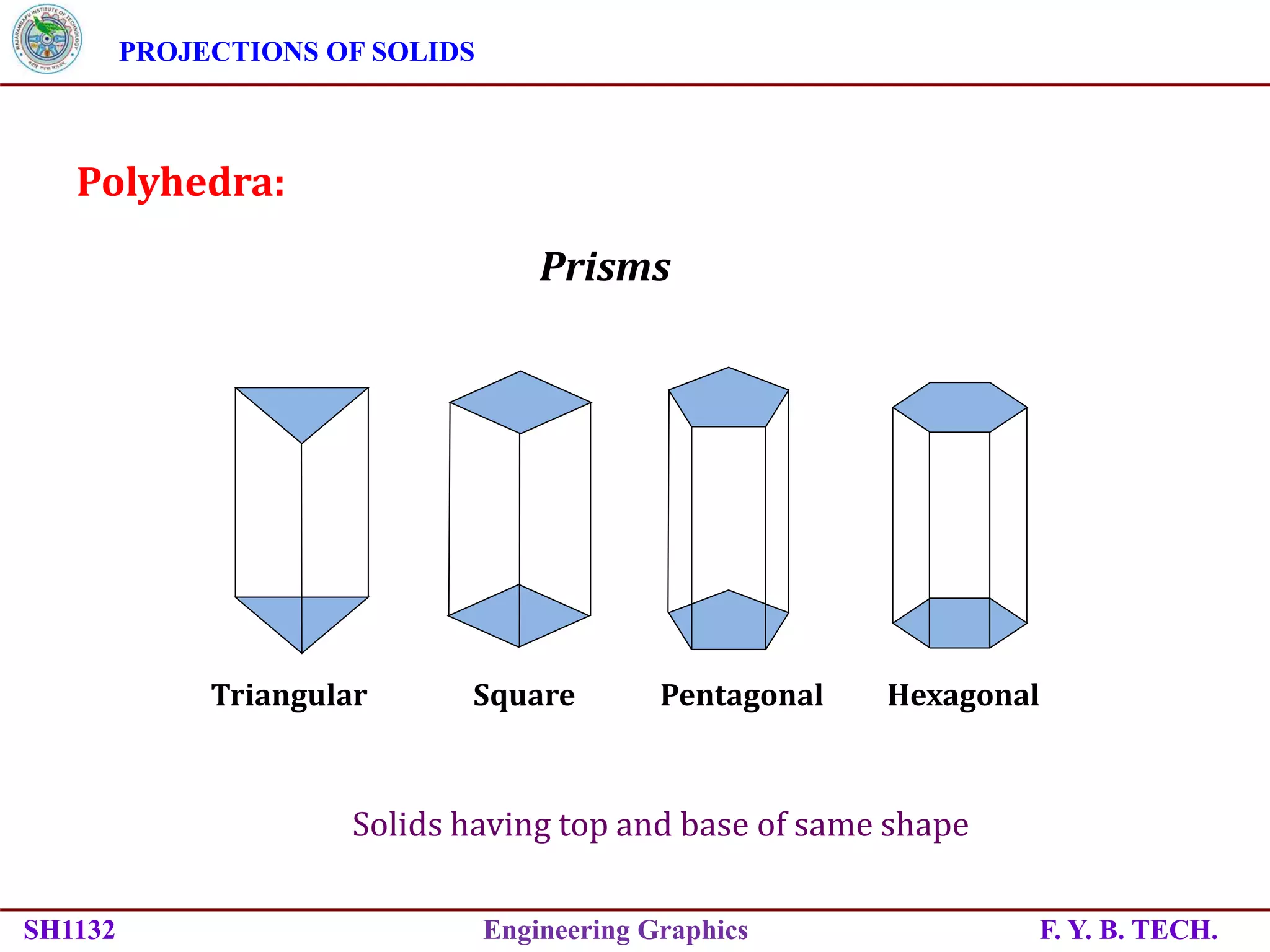 Projection of Solids | PPSX