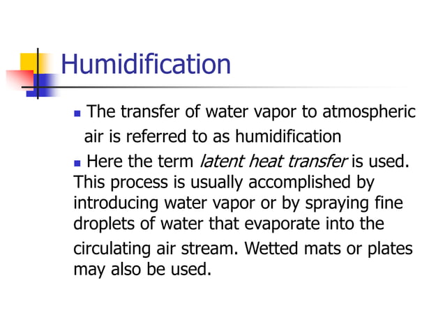 Chapter 3a air conditioning process pdf | PPT