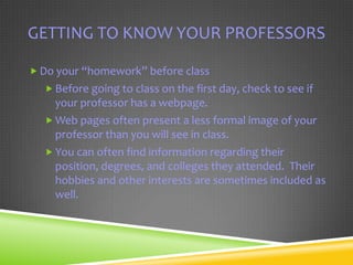 A Few Words About Professors | PPTX