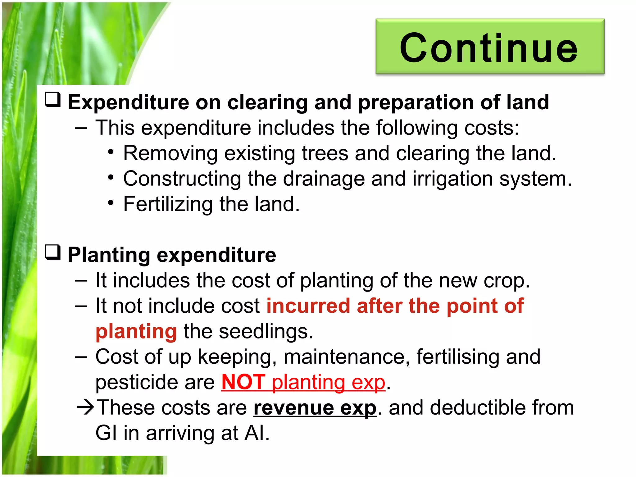 Chapter 3 agriculture allowance studnt | PPT