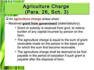 Chapter 3 agriculture allowance studnt | PPT