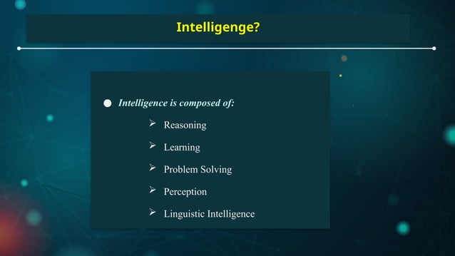 Emerging Technology Chapter 3 Artificial Intelligence | PPTX