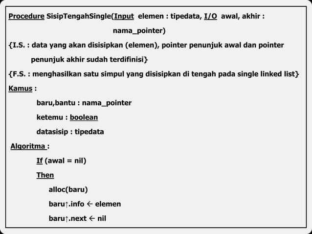 Data Structure (Dynamic Array and Linked List) | PPSX
